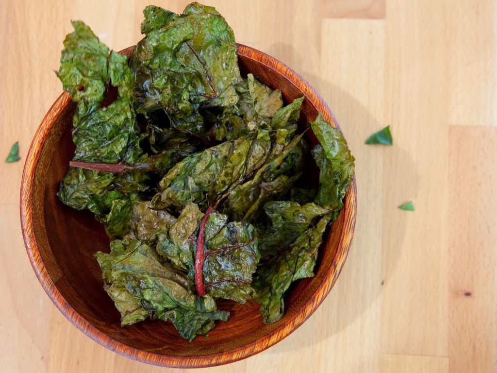 How To Dehydrate Swiss Chard And Make Chard Chips